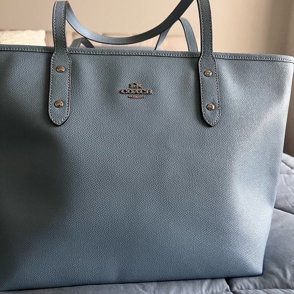 Coach | Bags | Coach City Tote Baby Blue | Poshmark
